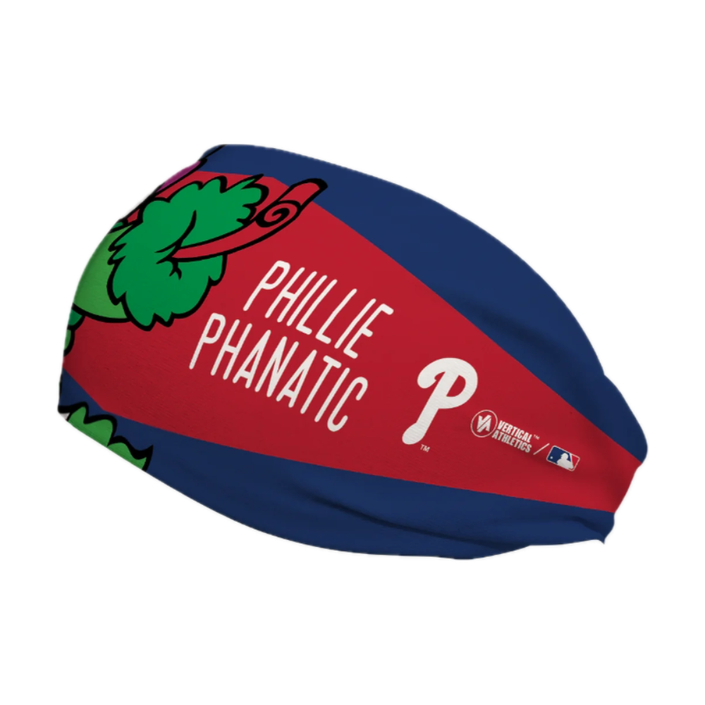 Philadelphia Phillies Vertical Athletics Phanatic Nameplate Headband ...